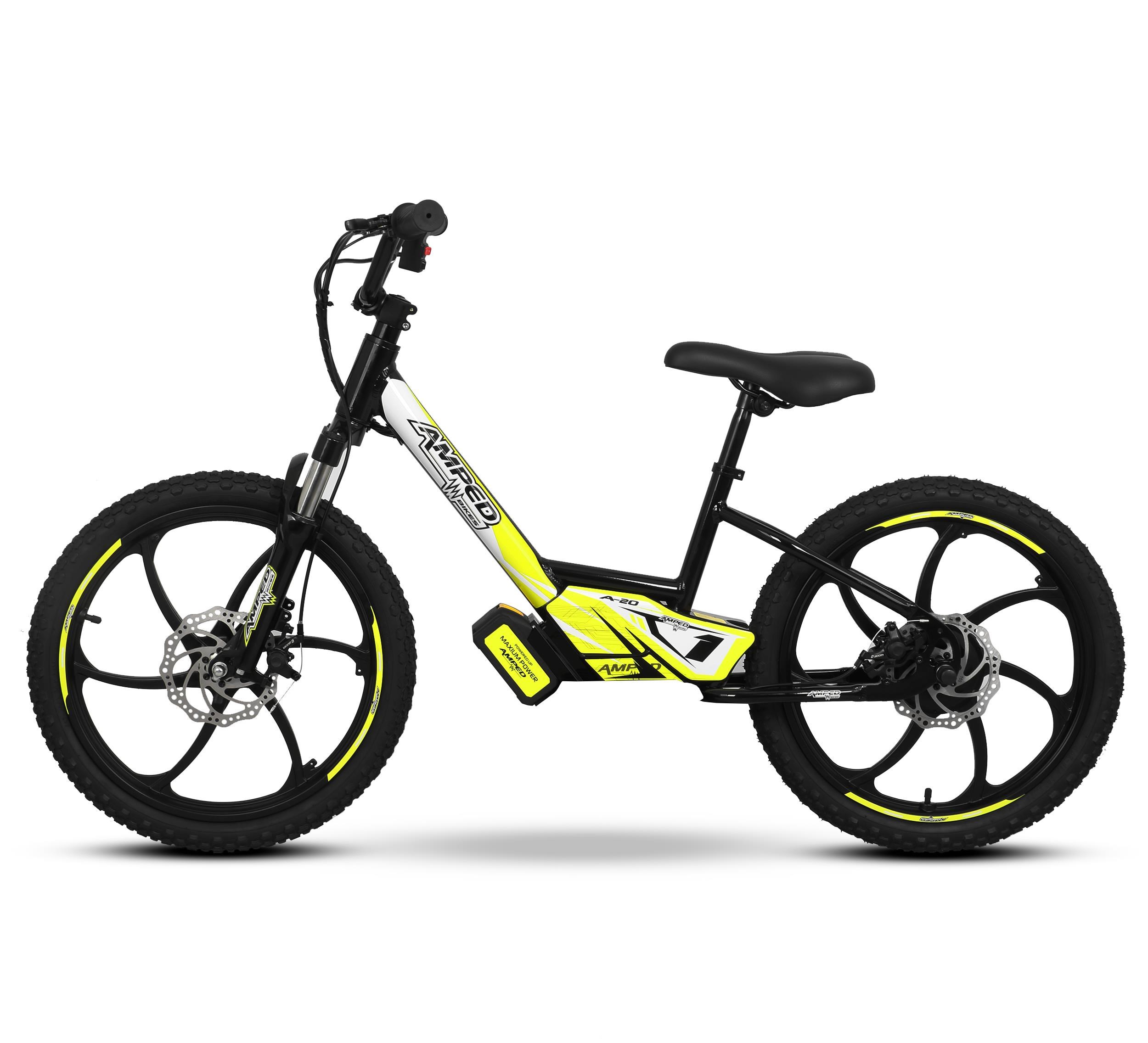 Amped A20 Black 300w Electric Kids Balance Bike